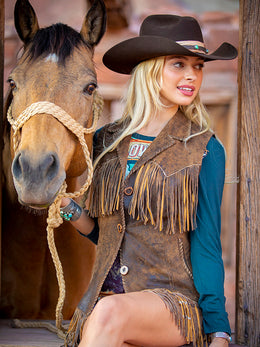 Jessie Fringe Jacket – Brit West