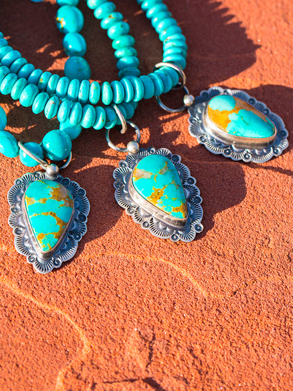 Turquoise Charm Stack Bracelet – Brit West