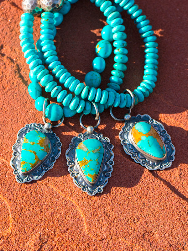 Turquoise Charm Stack Bracelet – Brit West